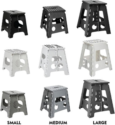 MantraRaj Large Folding Step Stool Lightweight Foldable Step Stool for ...