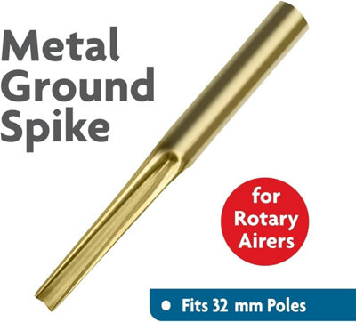 MantraRaj Metal Ground Soil Spike for Garden Clothes Rotary Airer ...