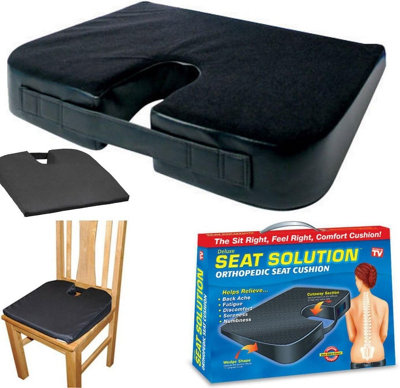 MantraRaj Orthopaedic Seat Cushion Wedge Tailbone Pillow Coccyx Spine ...