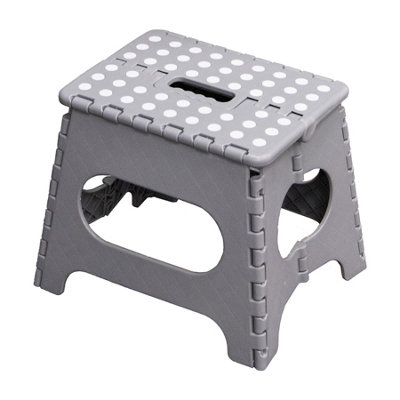 MantraRaj Plastic Folding Step Stool Strong Heavy Duty Skid Resistant ...