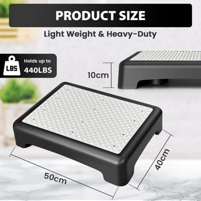 MantraRaj Portable Half Step Stool Mobility Aid for Elderly Non Slip ...