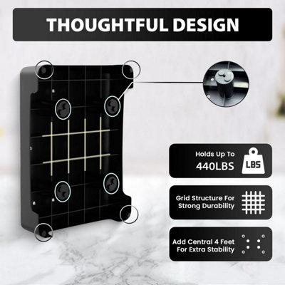 MantraRaj Portable Half Step Stool Mobility Aid for Elderly Non Slip ...