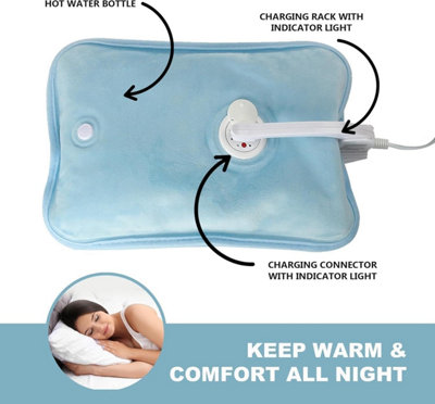 Mantraraj Rechargeable Electric Hot Water Bottle Bed Electric Heating ...