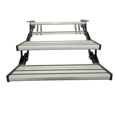 Manual Drop Down Double Step (Aluminium Motorhome Pull Out Folding ...