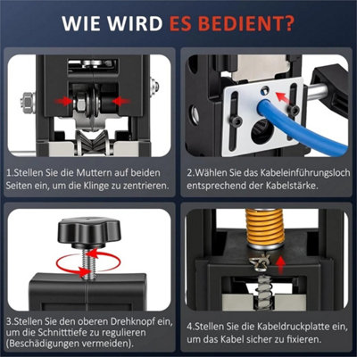 Manual Electric Wire Stripping Machine Cable Stripper Scrap Copper