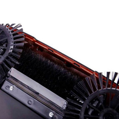 Manual Floor Sweeper Twin Rotating Spin-Sweepers