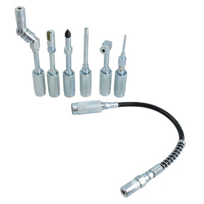 Manual Grease Gun Adaptor Adapter Kit Lube Accessory Hose Kit ...