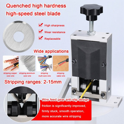 Manual Hand Crank Wire Stripping Machine with Aluminum Alloy Frame for ...