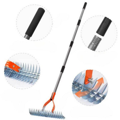 Manual Lawn Scarifier / Thatch Removal Rake