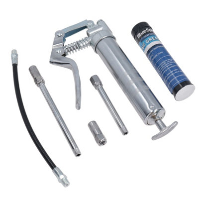 Manual Pistol Grip Grease Gun 120cc Cartridge Flexi Fixed Nozzle with ...