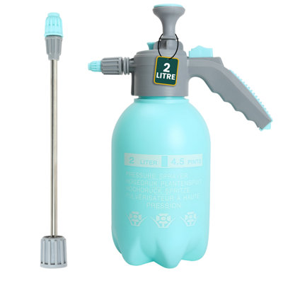 Manual Pressure Sprayer with Lance 2L Heavy Duty Handheld Pump Spray ...