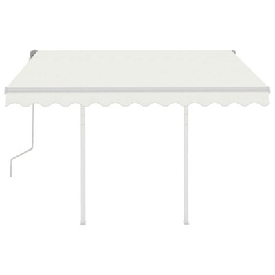Manual Retractable Awning Sun Shade Canopy for Patio Garden Balcony ...