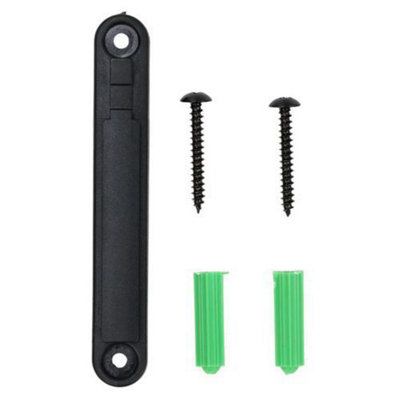 Manutan Wall Mounted Belt Barrier w/4m Black and Yellow Belt