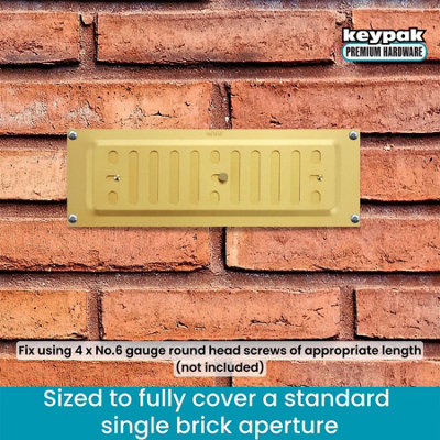 Map Aluminium Adjustable Air Vent for Openings 9" x 3" (229 x 76mm ...