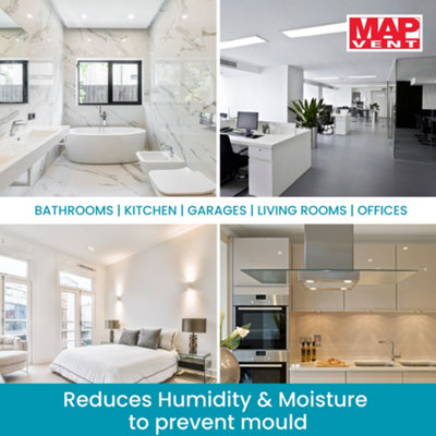 Map Round Vent Ceiling Diffuser Vent 100mm (4 inch), Adjustable Fan ...