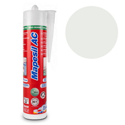 Mapei Mapesil Ac Mould Resistant Silicone 103 Moon White 310ml | DIY at B&Q