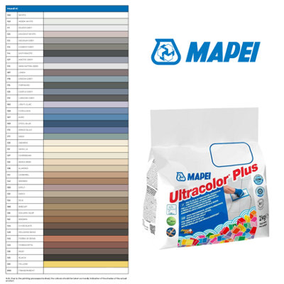 Mapei Ultracolor Plus Grout 120 Black 2Kg | DIY at B&Q