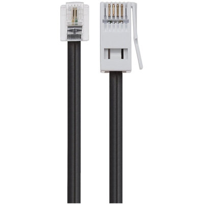 Maplin RJ11 to BT-431A Telephone Lead - Black, 3m at B&Q