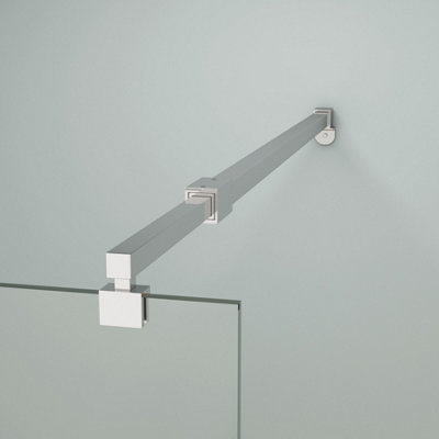Marbella 600mm Walk in Wet Room Shower Enclosure Screen Panel 8mm Easy ...