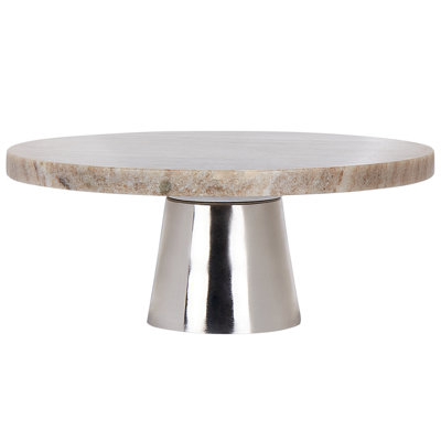 Marble Cake Stand Beige MOSCHATO | DIY at B&Q