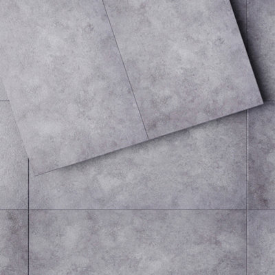 Marble effect Textured Click vinyl Click flooring with 2mm Underlay ...