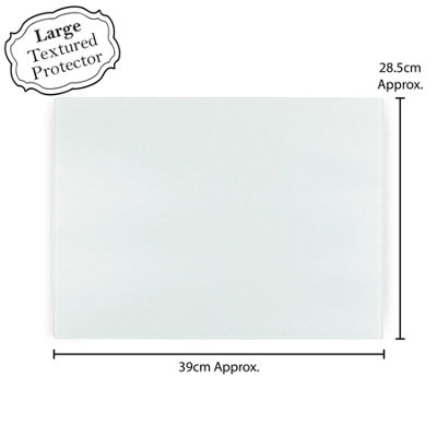 Marble Large Glass Worktop Protector - Black & Gold Marble Textured ...