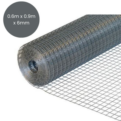 Marco Paul 0.9m Galvanised Weld Mesh Panel - 6mm