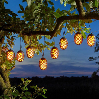 Marco Paul 10 Flaming Solar String Lights