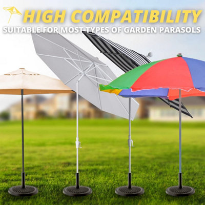 Marco Paul 10KG Parasol Base with Rattan Effect