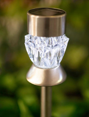 Marco Paul 4 Pack Outdoor Solar Crackle Globe Lights