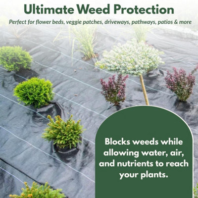 Marco Paul 50m² Weed Control Fabric Ground Cover Sheet
