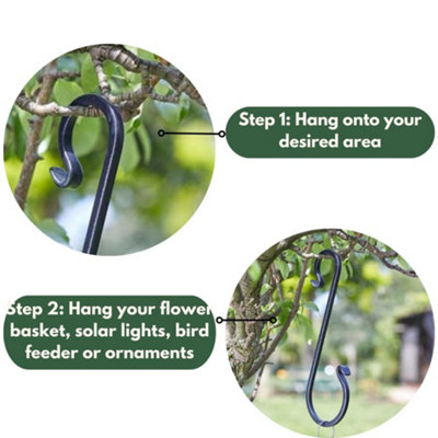 Marco Paul 6'' Forge Tree Hook for Hanging Baskets