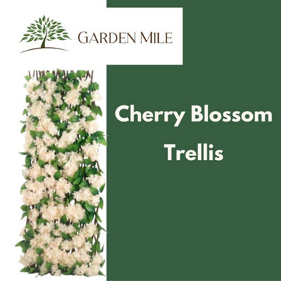 Marco Paul Cherry Blossom Artificial Trellis 180cm x 60cm