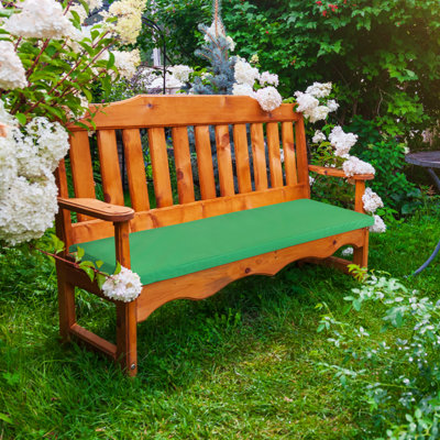 Marco Paul Dark Green Garden Bench Seat Cushion