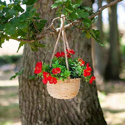 Marco Paul Hanging Red Acritical Flower Planter