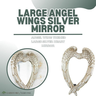 Marco Paul Large Angel Wings Wall Mirror