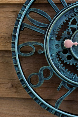 Marco Paul Large Outdoor Wall Clock 12 in Outside Waterproof Garden Clock