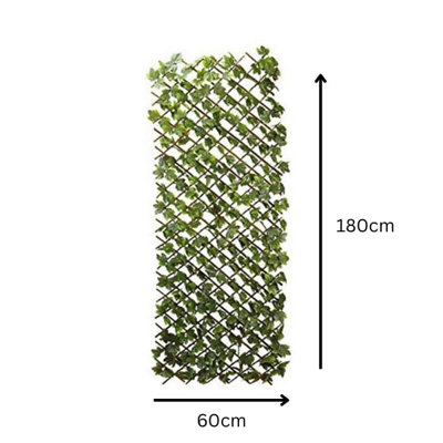 Marco Paul Lemon Leaf Topiary Trellis 180 x 60cm Artificial Leaf Trellis