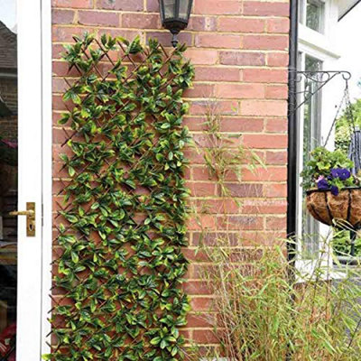 Marco Paul Lemon Leaf Topiary Trellis 180 x 60cm Artificial Leaf Trellis