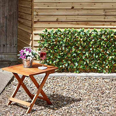 Marco Paul Lemon Leaf Topiary Trellis 180 x 60cm Artificial Leaf Trellis