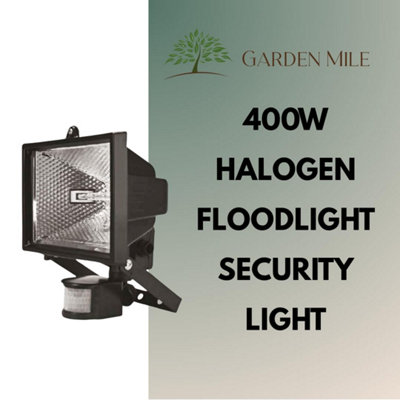 Marco Paul Motion Sensor Halogen Flood Light Wall Mounted