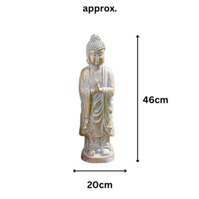Marco Paul Praying Buddha Garden Statue