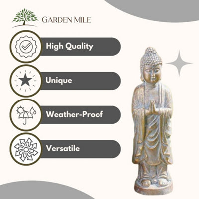 Marco Paul Praying Buddha Garden Statue