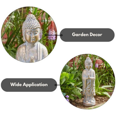 Marco Paul Praying Buddha Garden Statue