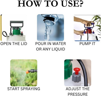 Marco Paul Pump Action Garden Pressure Sprayer - Adjustable Sprayer ...
