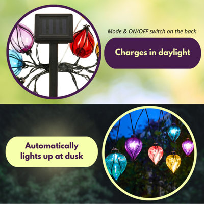 Marco Paul Rainbow Solar Balloon String Lights