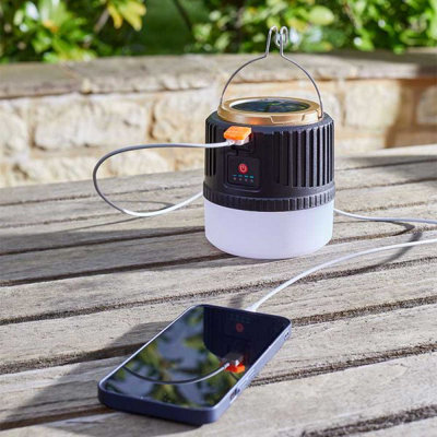 Marco Paul Solar Multi Lantern with Remote Control and Rechargeable Cable