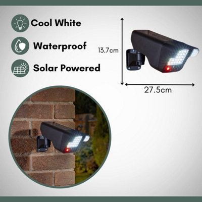 Marco Paul Solar Powered Floodlight with Decoy Camera