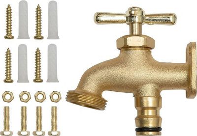 Marco Paul Solid Brass Outdoor Tap Compatible with Hose Fittings