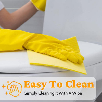 Shop Marco Paul Universal Toilet Seat Soft Close Oval Shape Toilet Seat ...